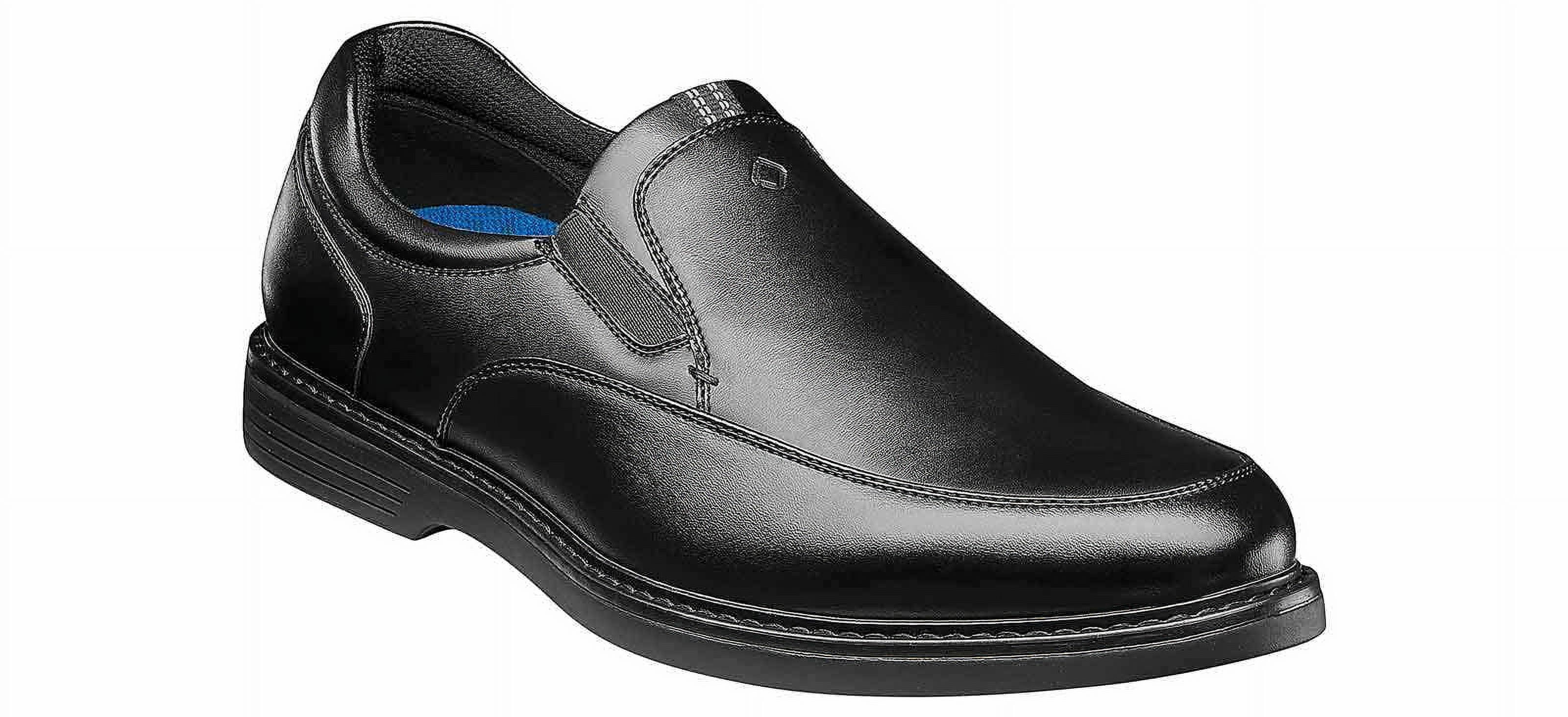 Nunn Bush Wade Work Moc Toe Slip-on Black | 84915-001 14 m - Walmart.com