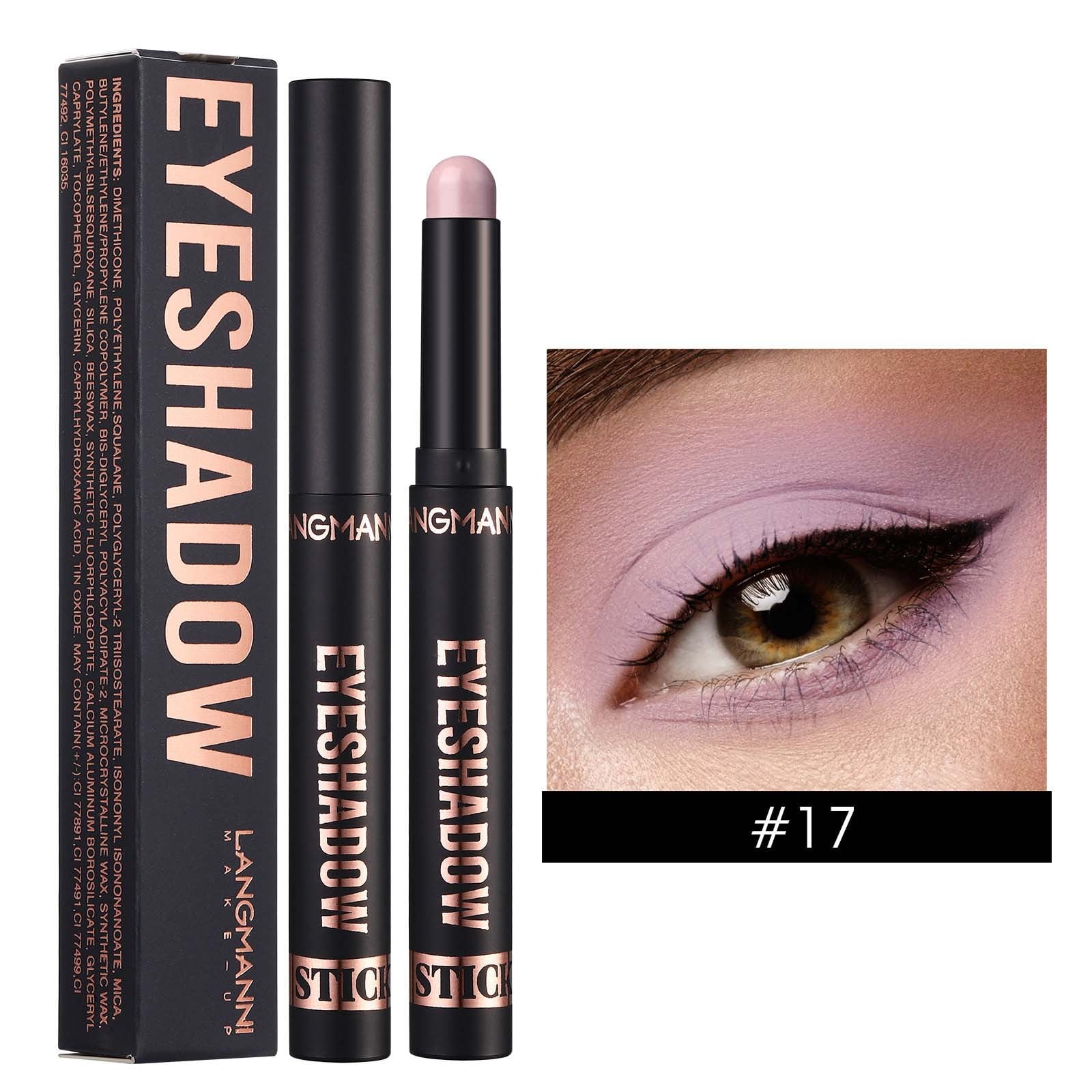 Nuoweitong Eyeshadow Glitter Eyeshadow Stick Longwear Cream Eye Shadow
