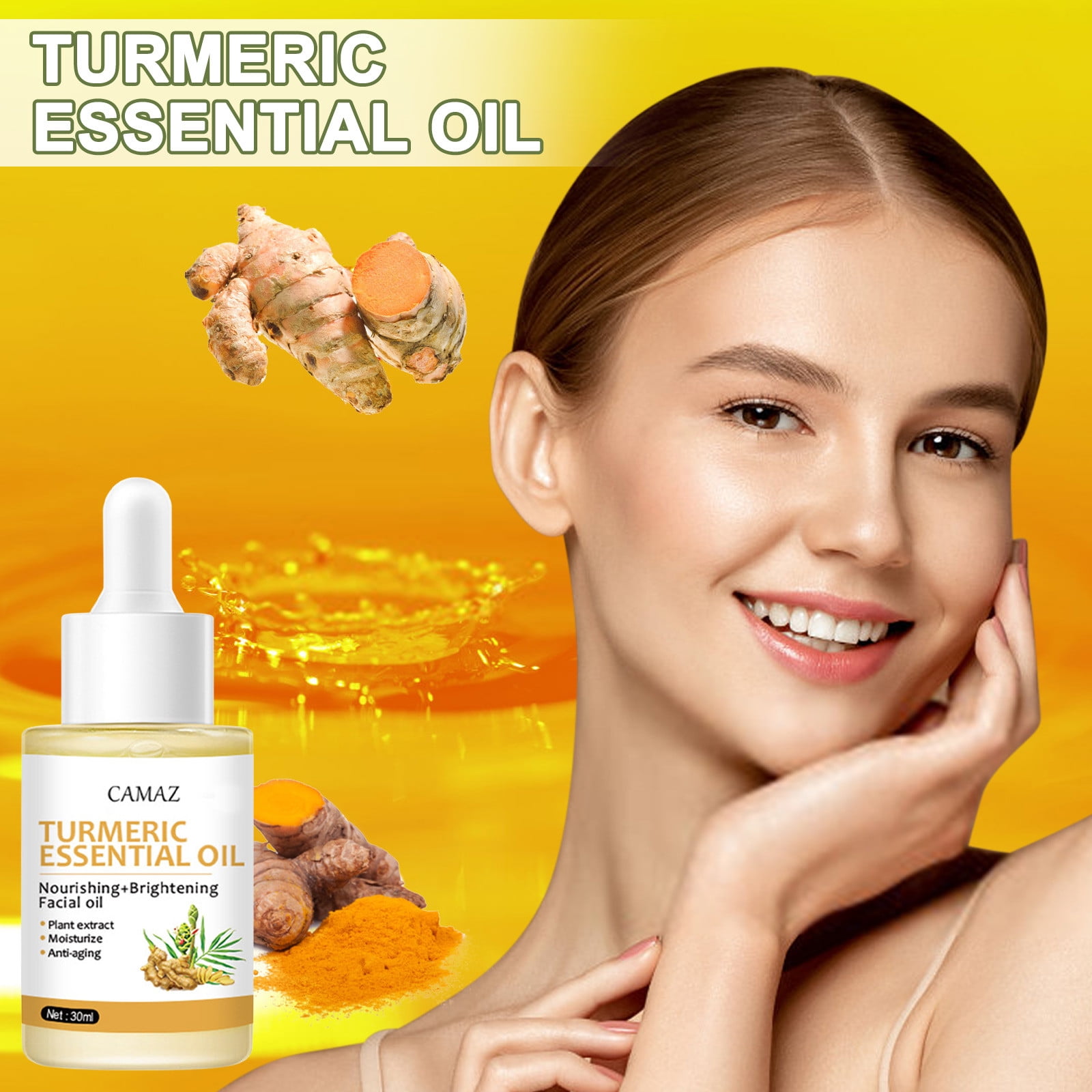 Nuoweitong Facial Serum Plant Dark Repair Facial Ginger Essential Oil