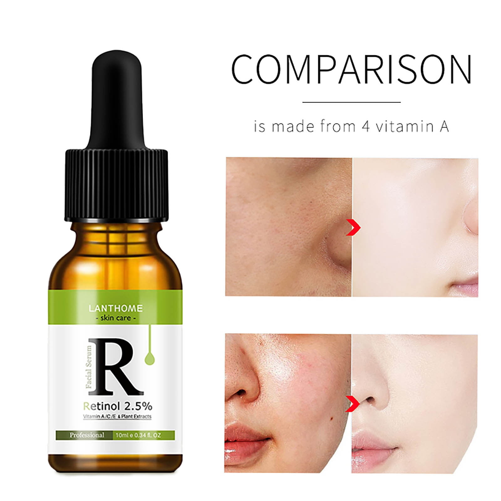 NuoWeiTong Facial Serum,Retinol Essence Moisturizing, Brightening ...