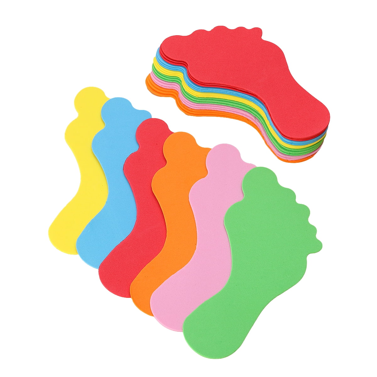Nuolux Floor Feet Stickers Footprint Decals Sticker Shaped Markers Kids ...