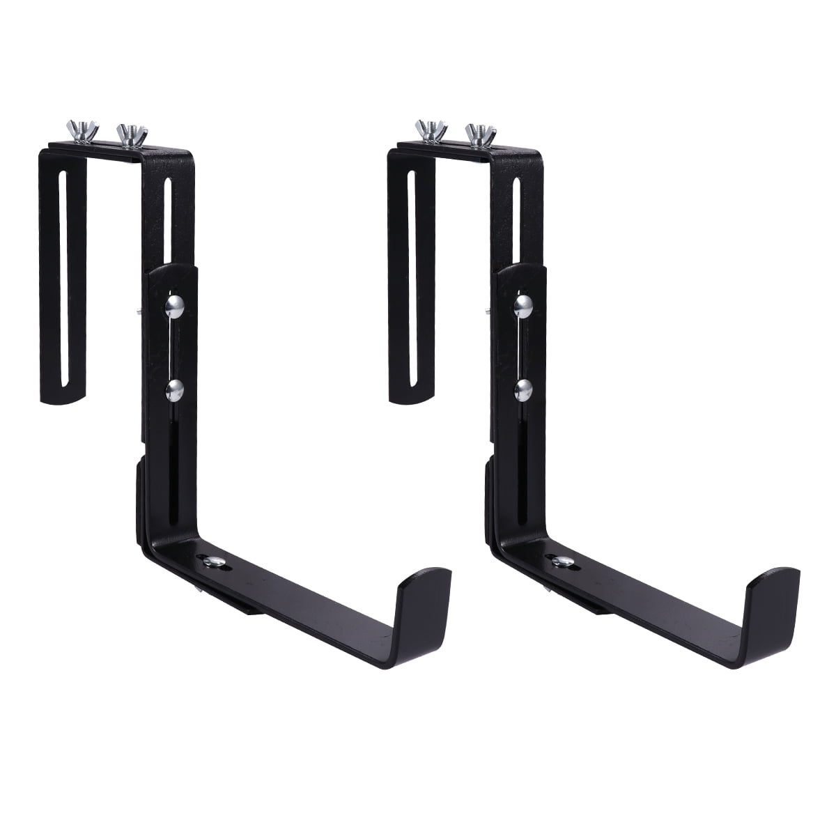 Nuolux Deck Plant Hangers, Flower Bracket Planter Box Brackets, Window ...
