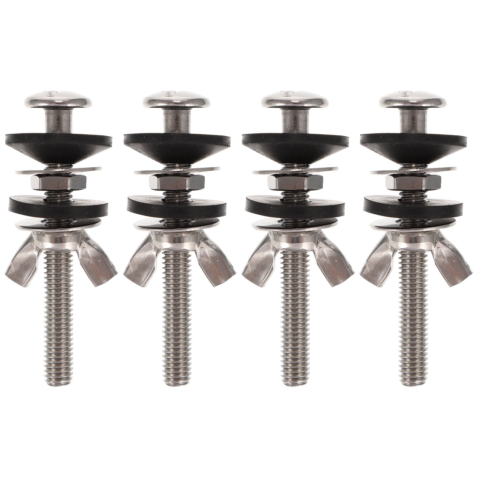 Nuolux Toilet Screws Bowl Hinge Bolts Cover Replacement Fixing Floor ...