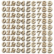 Crafts Central Pine Wood Beveled Wooden Numbers for Arts & Crafts ...