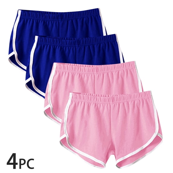 Nuoqisi 4 Packs Soft Comfy Booty Workout Pants Breathable Lounge ...