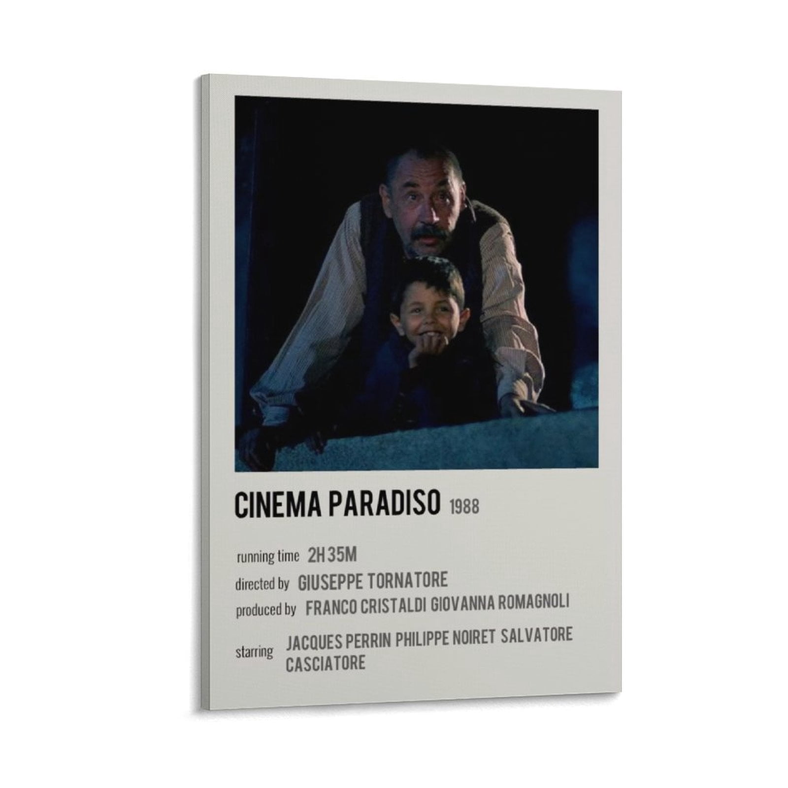 Nuovo Cinema Paradiso 80s Movie Poster (1) Canvas Wall Art Prints ...
