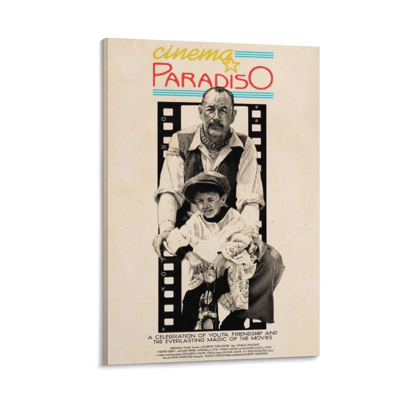 Nuovo Cinema Paradiso 80s Movie Poster (9) Painting On Canvas Wall Art ...
