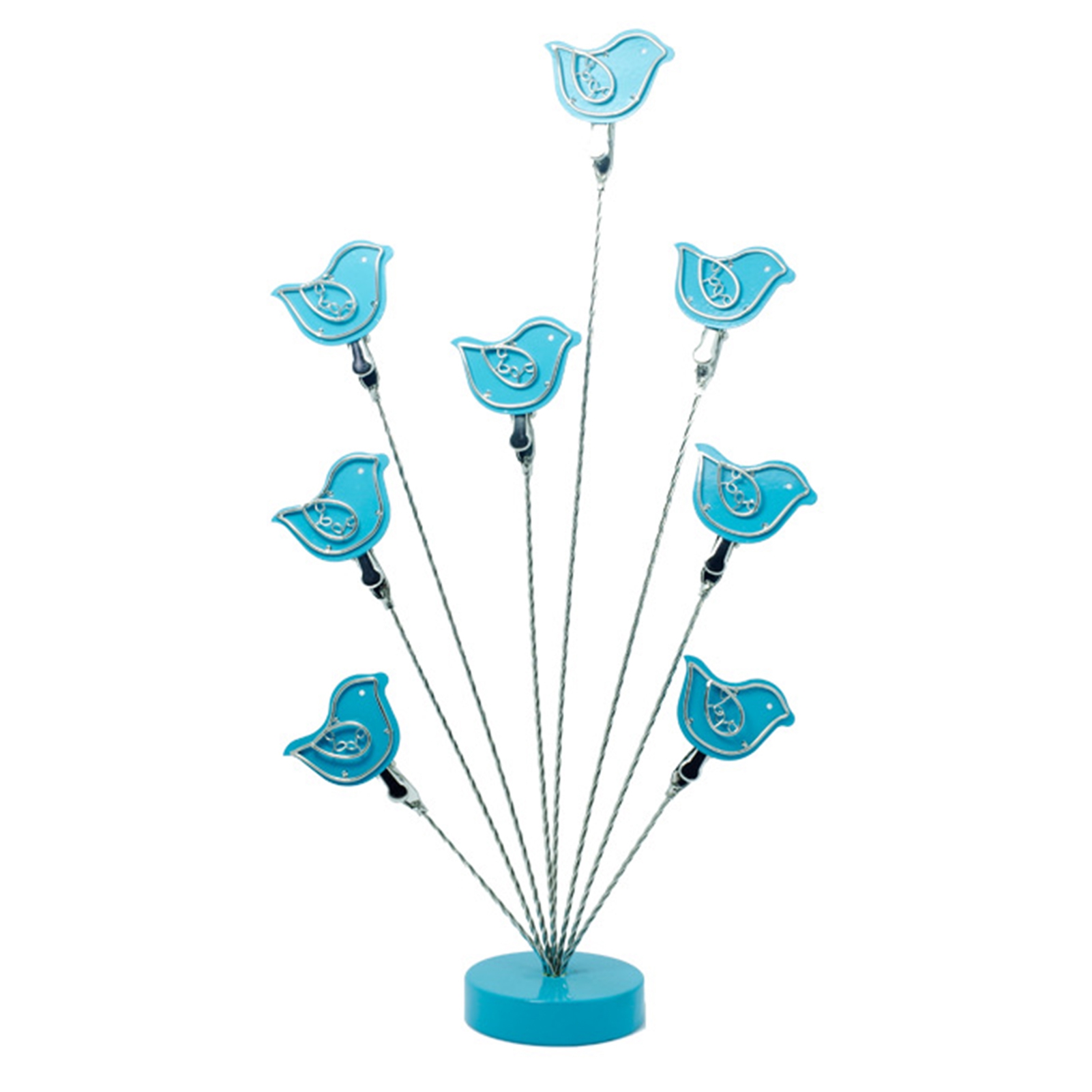 Nuoxin Desktop Photo Tree Holder Clip with Round Base 8 Branch Gift ...