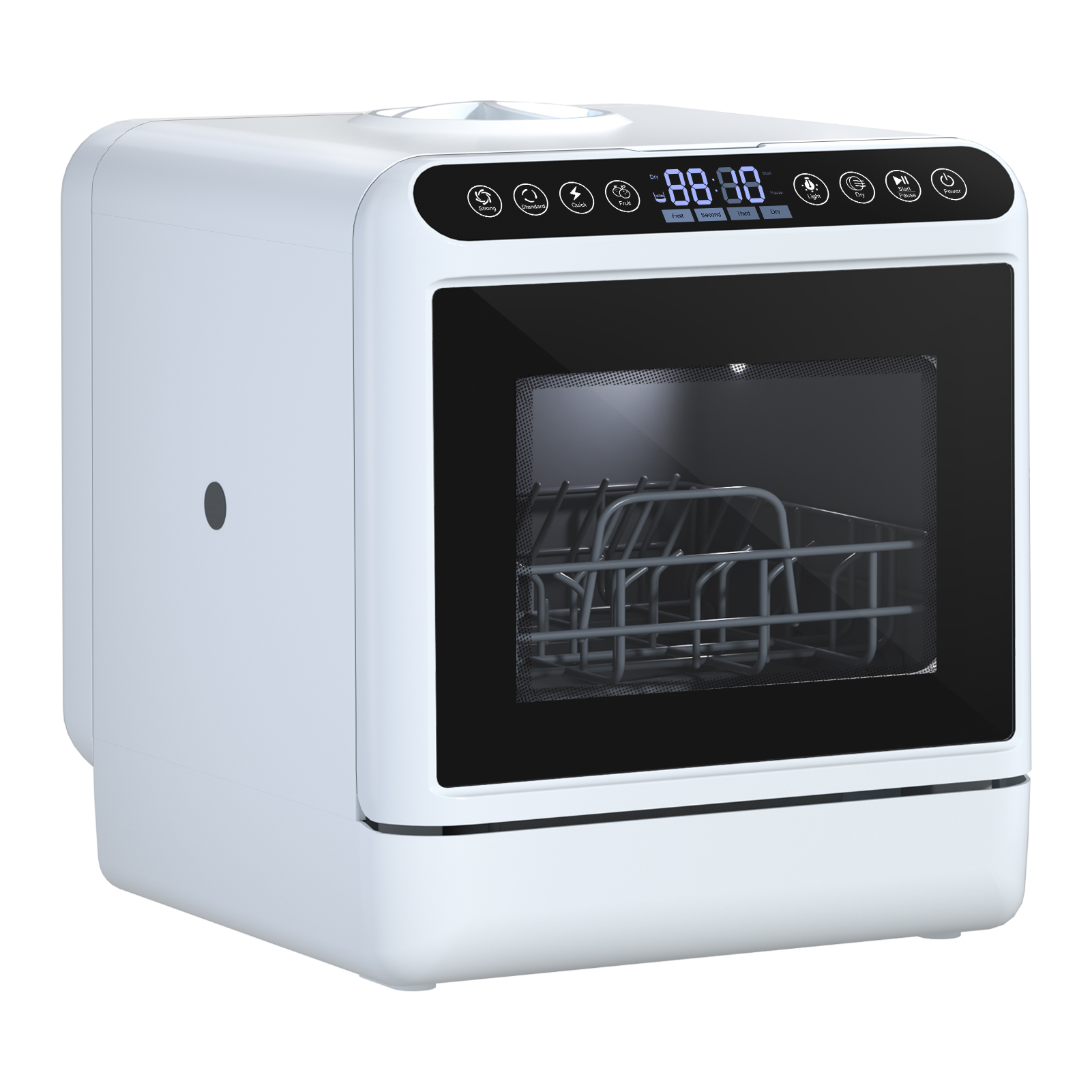 Nuoxin Portable Mini Dishwasher Countertop with 5-Liter Built-in Water ...