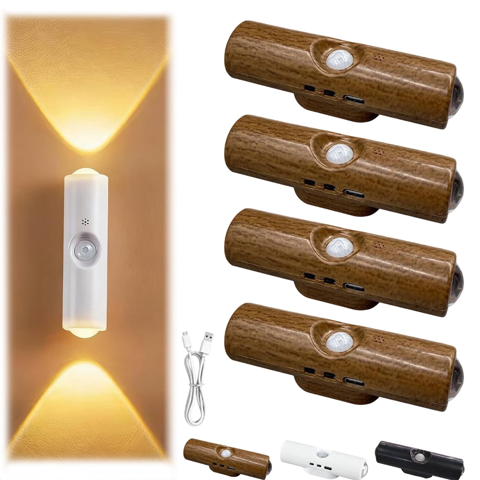 Nuoxin Rechargeable Smart LED Motion Sensor Ambient Light, Smart Sensor ...