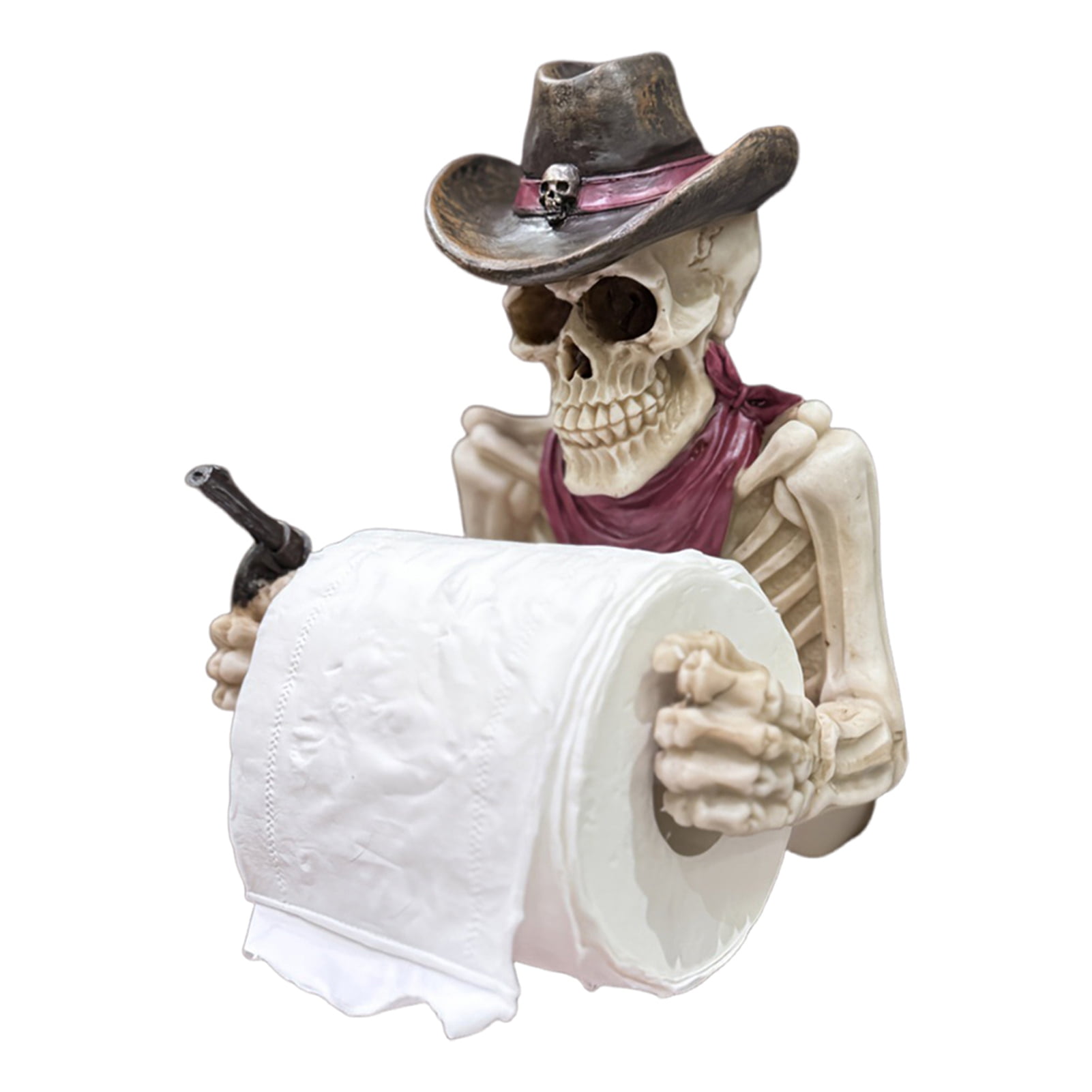 Nuoxin Toilet Paper Holder Skeleton Toilet Paper Holder Halloween ...