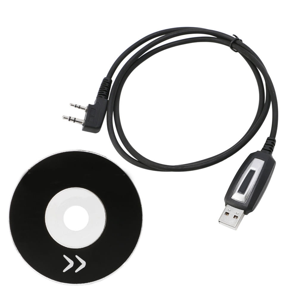 Nuoxin USB 2 Pins Programing Cable with Software CD for Baofeng BF-888S ...