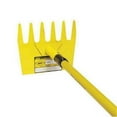 Nupla Hand Rake & Hoe Combination Tool with Fiberglass Handle, 4'L ...