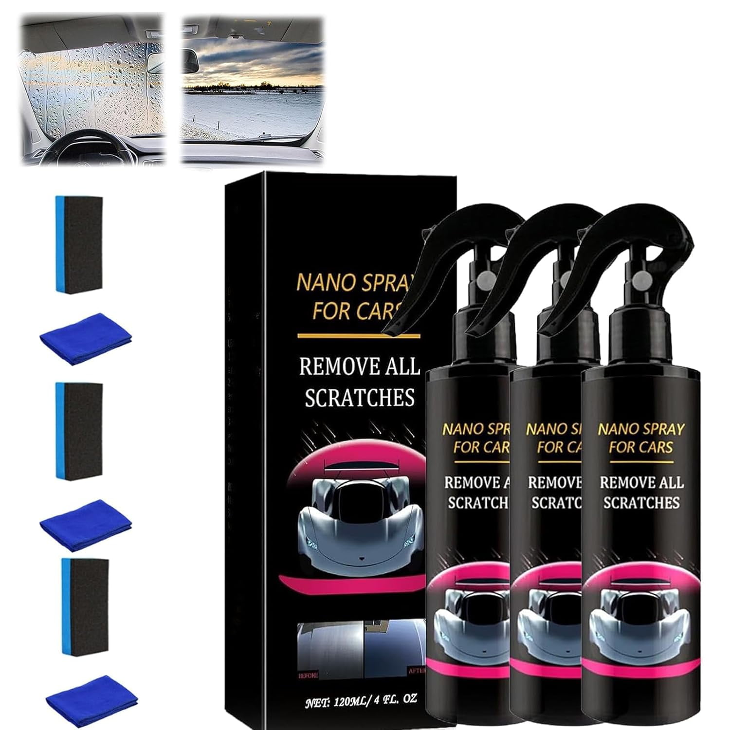 Nuracoat Nano Car Spray,Multifunctional Coating Renewal Agent Sprays ...