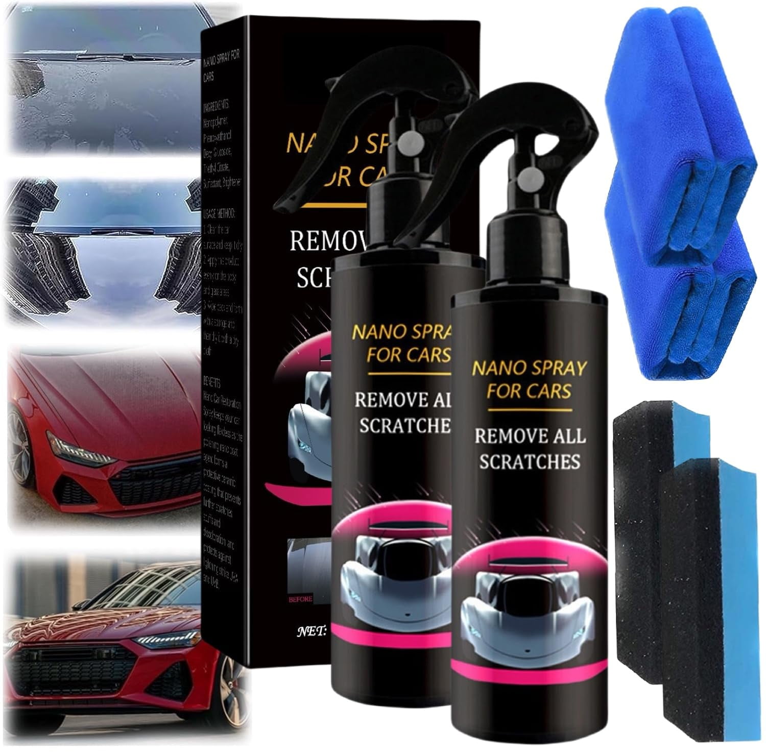 Nuracoat Nano Car Spray, Nuracoat Scratch Remover, Car Scratch Repair ...