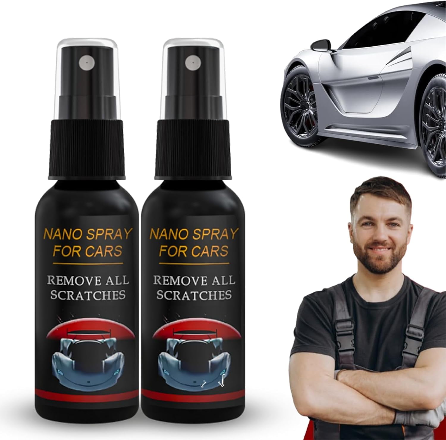 Nurafix Nano Car Spray, Nurafix Nano Scratch Remover, Quickly Transform ...