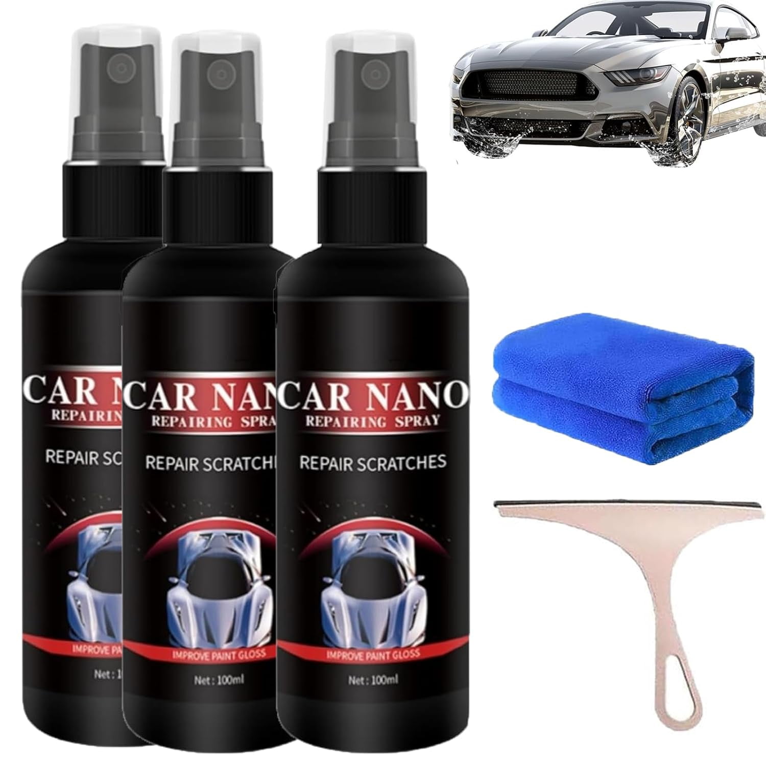Nurafix Nano Car Spray, Nurafix Scratch Remover, Nurafix Scratch Repair, Nurafix Car Wax, Car ...