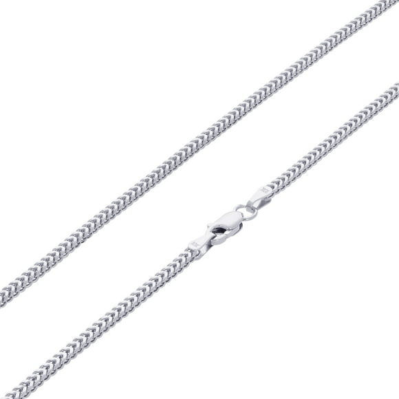 Mens White Gold Chain