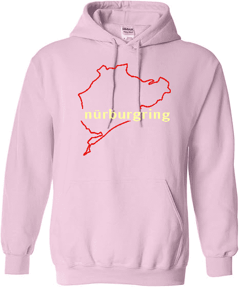 Nurburgring German Race Circuit Retro Motorsport Fan Graphic Hoodie ...