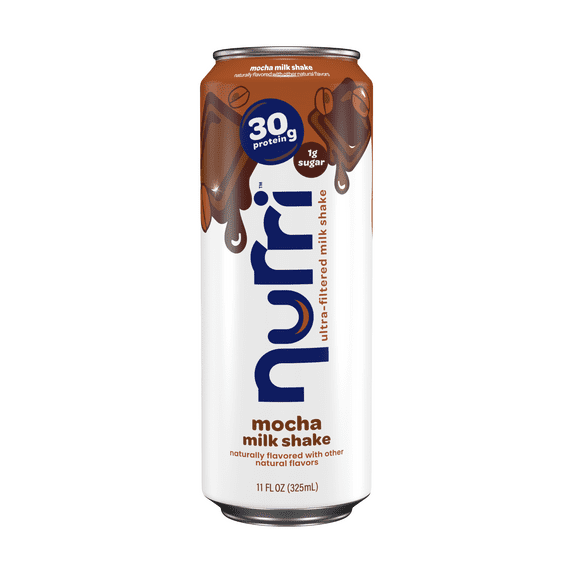 Nurri Ultra-Filtered Milkshake, 30g of Protein, Mocha, 11 fl oz Can ...