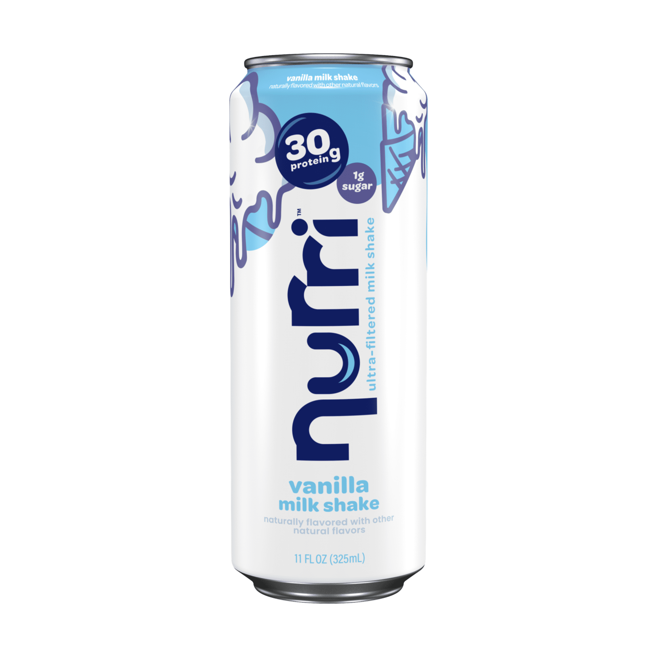 Nurri Ultra-Filtered Milkshake, 30g of Protein, Vanilla, 11 fl oz Can ...