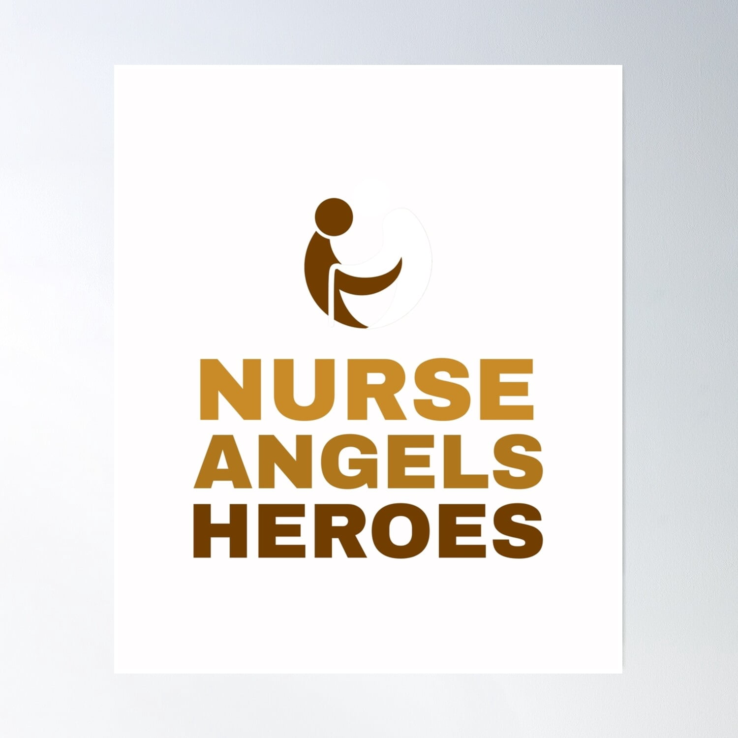 Nurse Angels Heroes Ambulatory Nurse T-Shirts Poster Wall Art, Modern ...