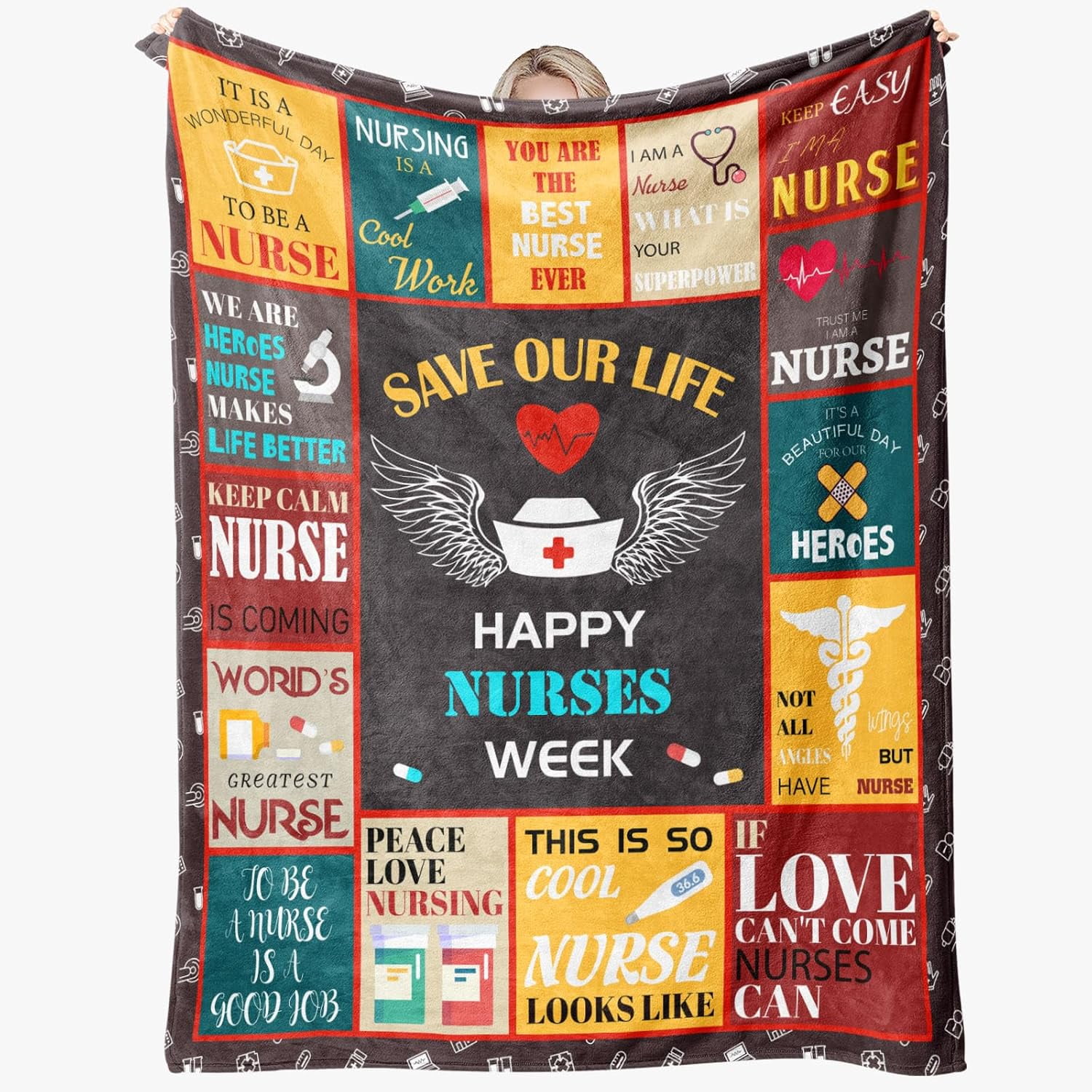 Nurse Appreciation Gifts for Women - Nursing Student Gifts Throw ...