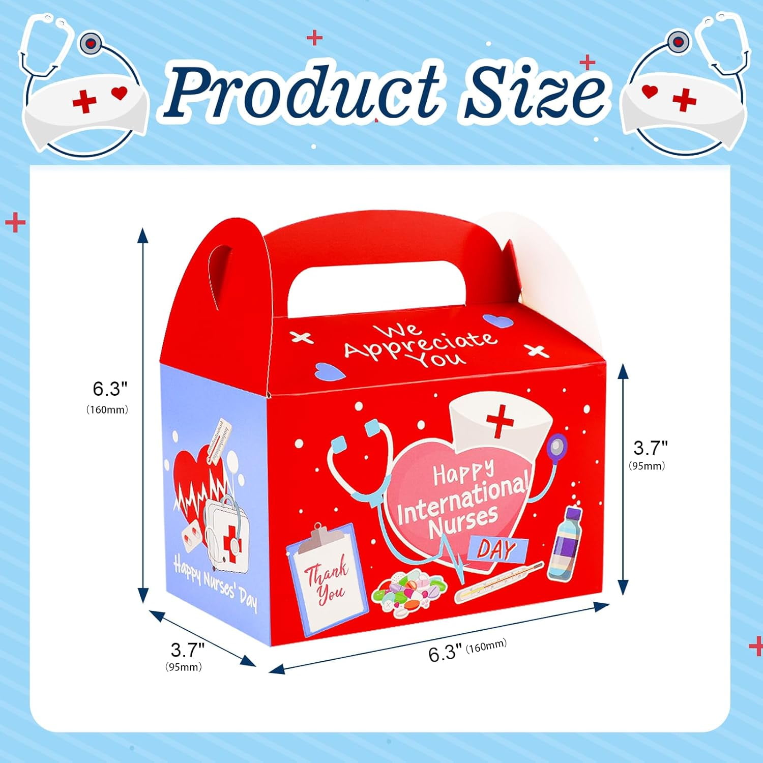 Nurse Appreciation Week Party Favors Gift Boxes, Thank You Nurses Treat ...