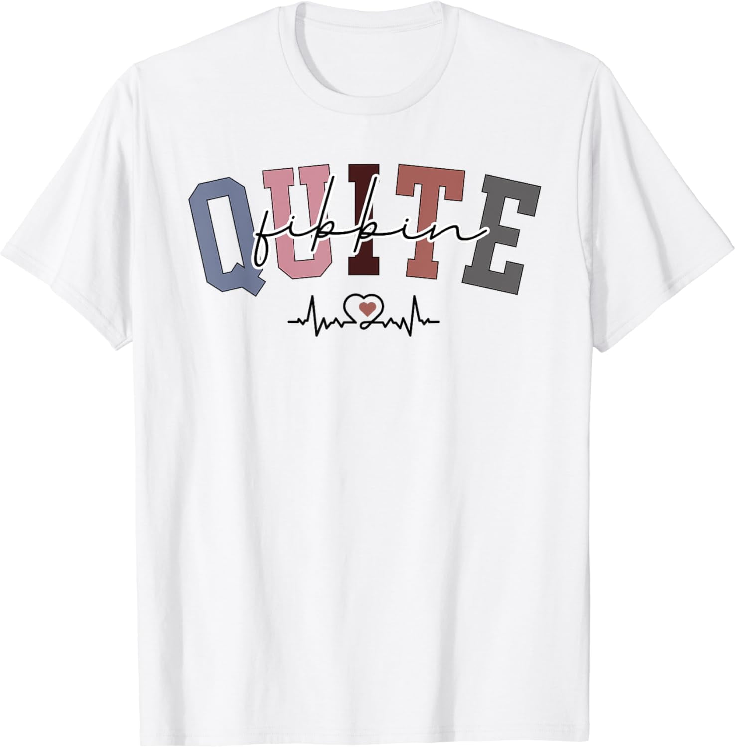 Nurse Atrial Fibrillation Funny medical Cardio Quit Fibbin T-Shirt ...