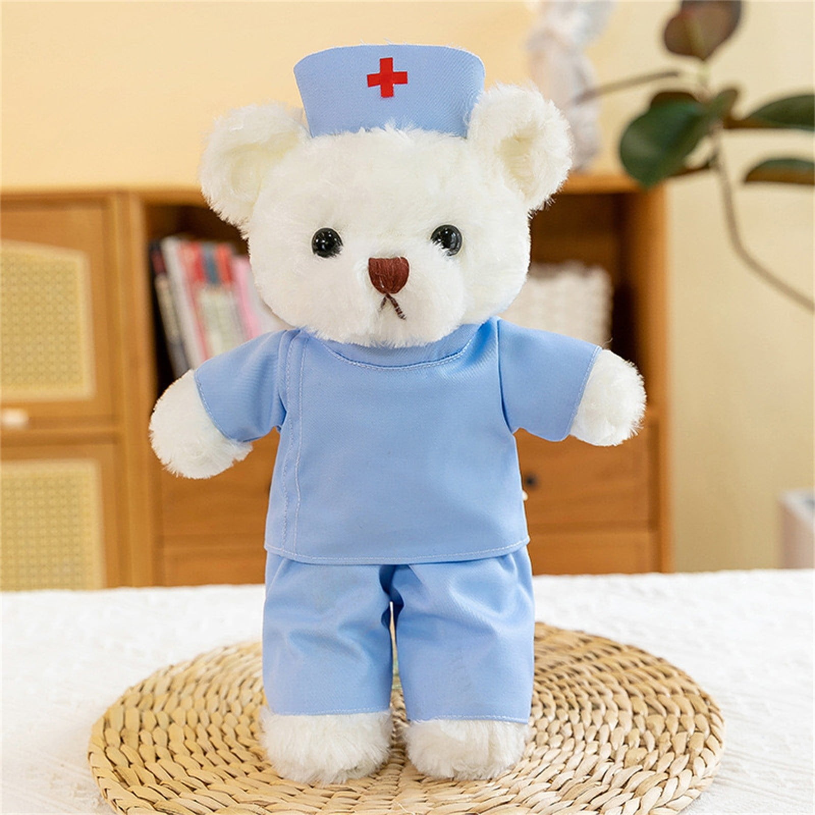 Nurse Bear Plush Doll,11.8",Bear Stuffed Animal,Doctor Bear Toys,Nurse ...