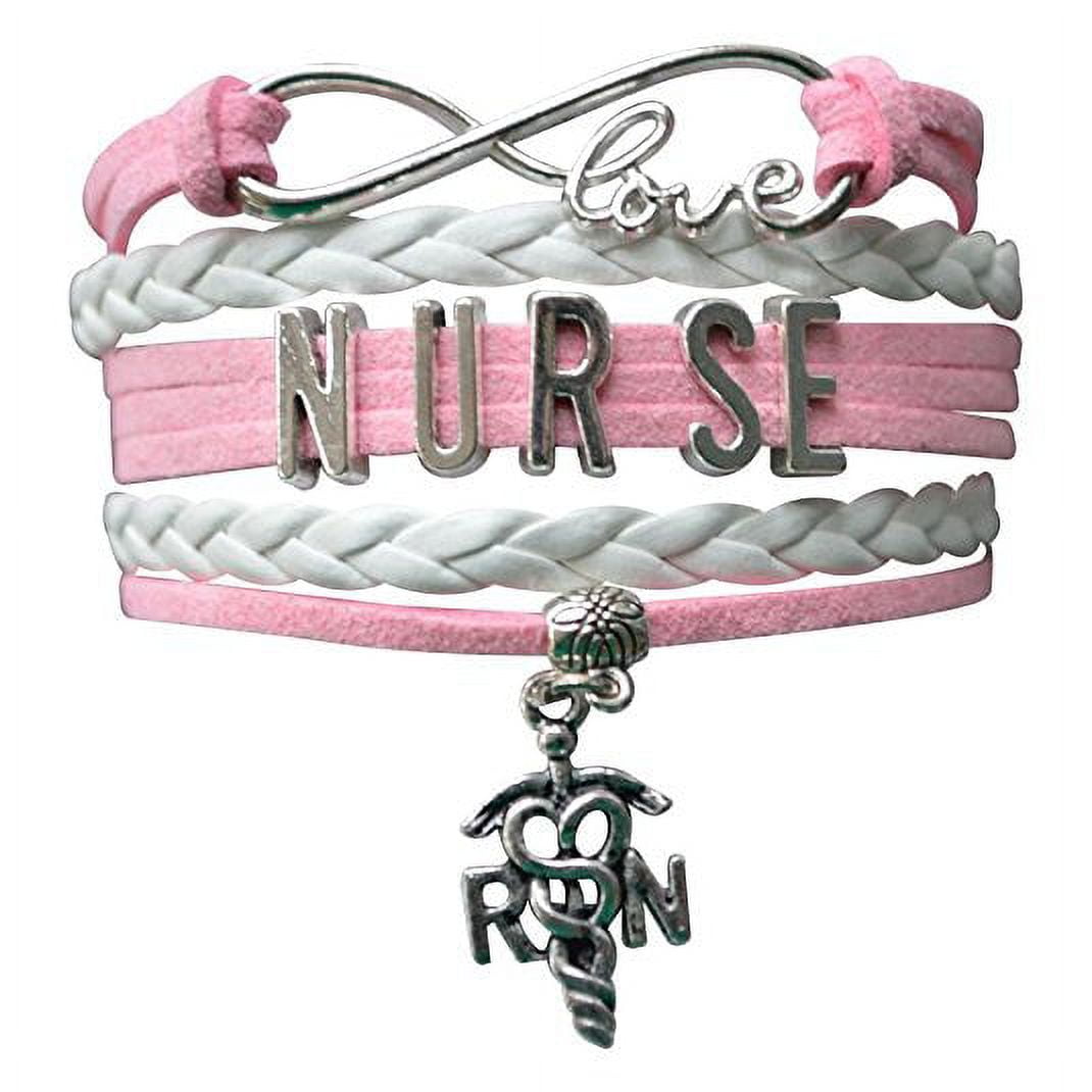 Nurse Bracelet, Nurse Jewelry, Nurse Charm Bracelet, Nurse Bangle Makes ...