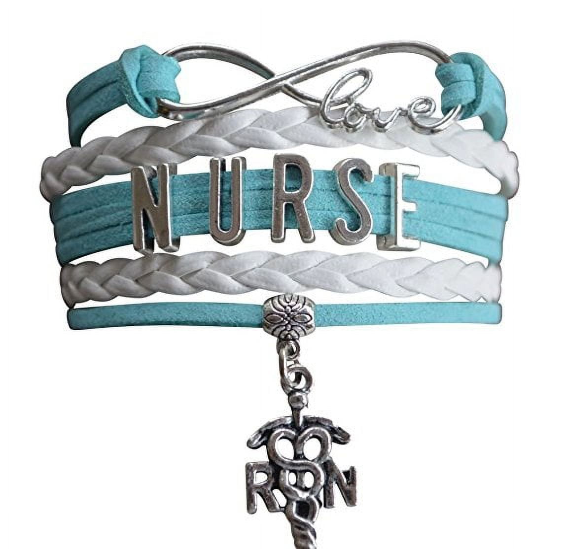 Nurse Bracelet, Nurse Jewelry, Nurse Charm Bracelet, Nurse Bangle Makes ...