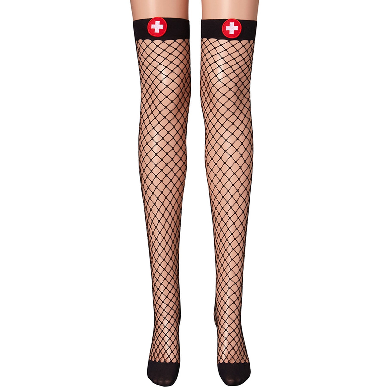Nurse Cosplay Costume Over The Knee Stockings with Crosses Sign ...