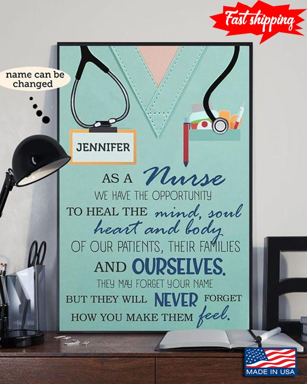 Nurse Customized Name As A Nurse We Have The Opportunity To Heal The ...