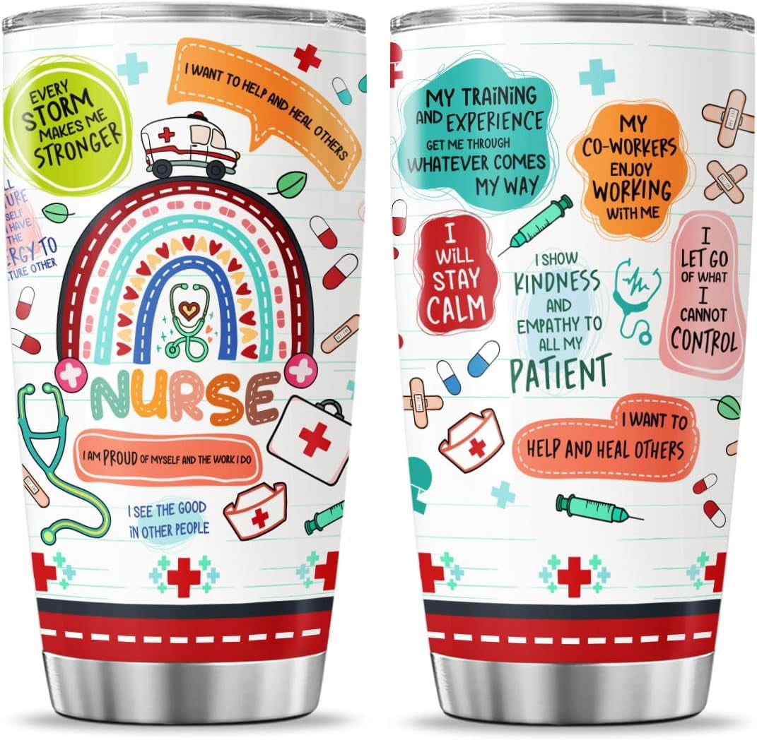 Nurse Daily Affirmations, Coffee School Women For Nursing Tumblers Week ...