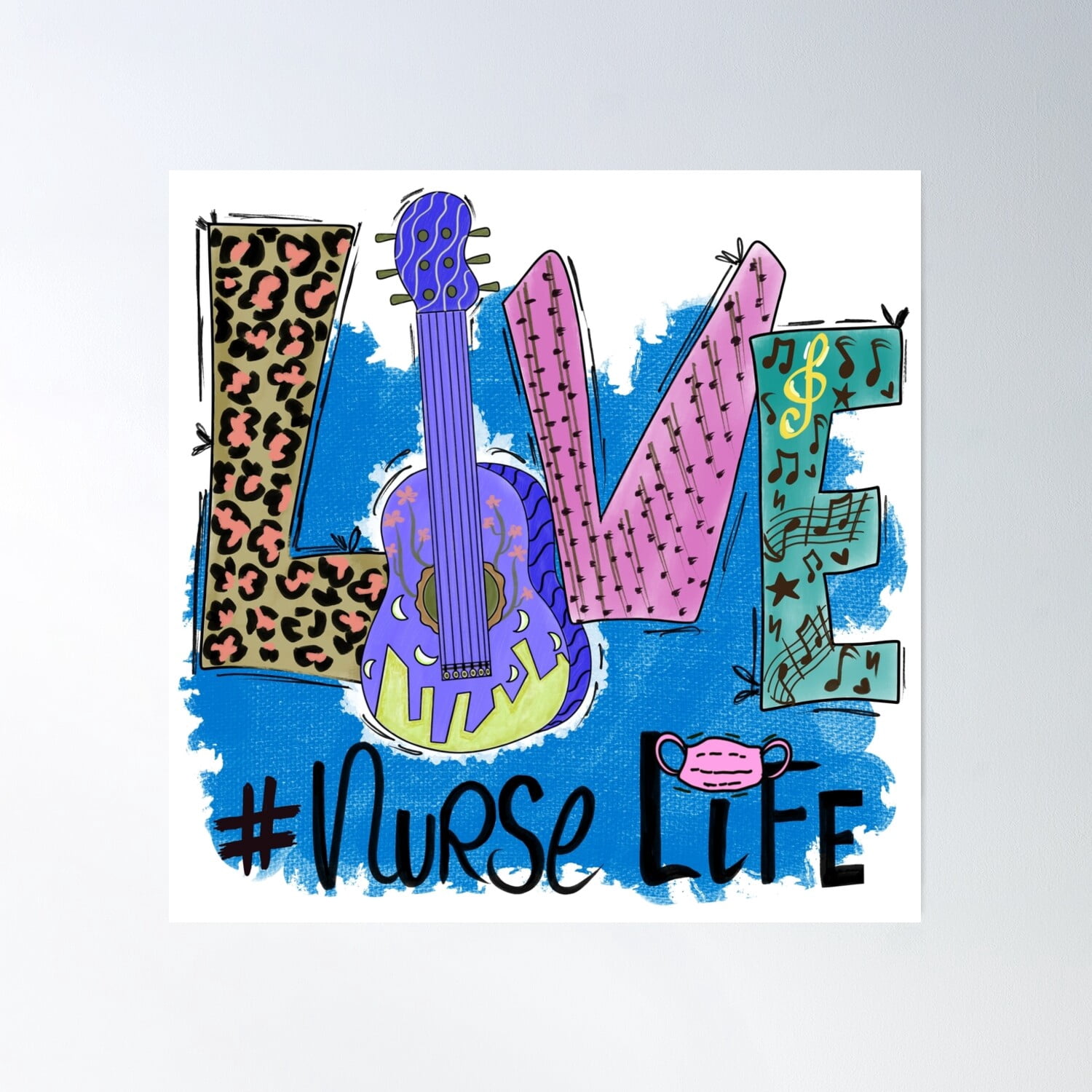 Nurse Day Nurse Hero V2 Poster Wall Art, Modern Wall Decor, 12x18 ...