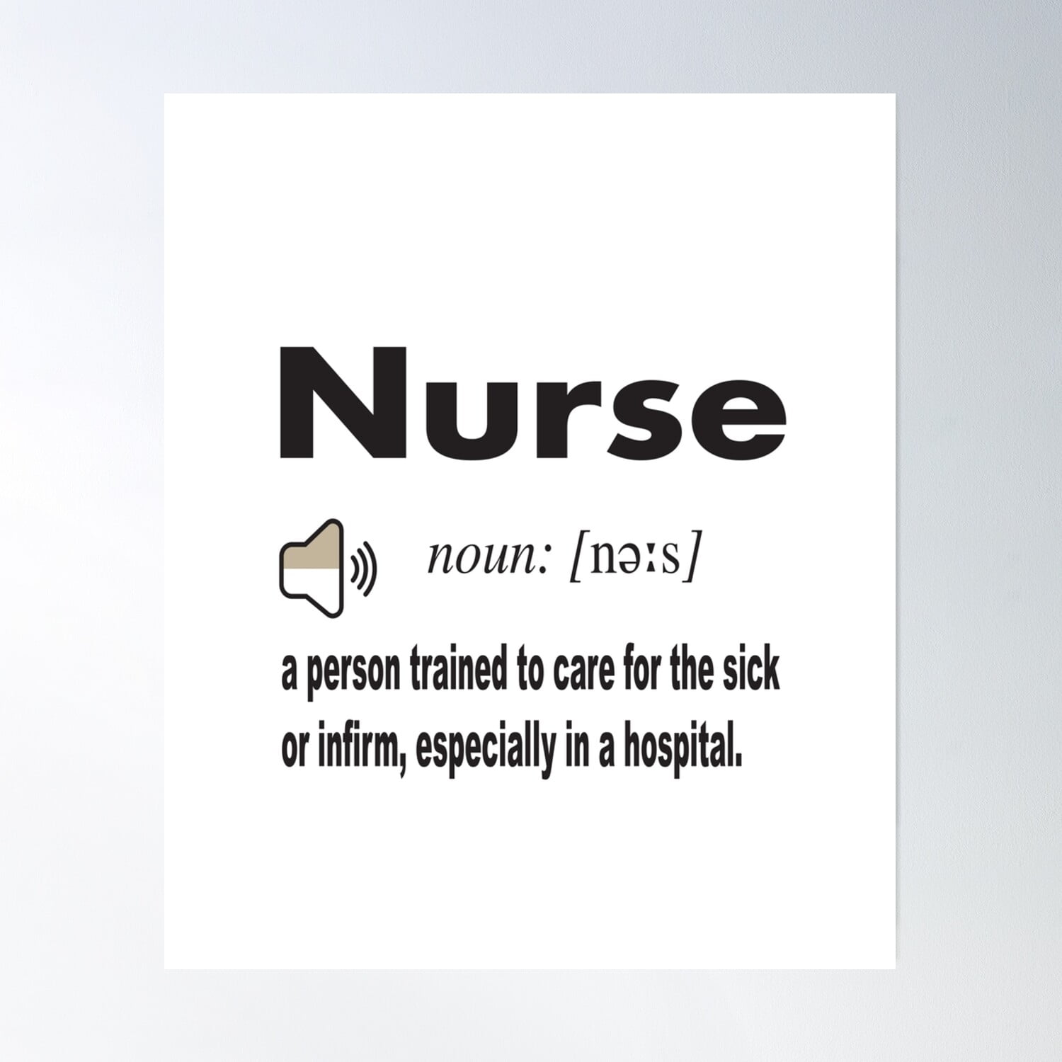 Nurse Definition From Dictionary: A Person Trained To Care For The Sick ...