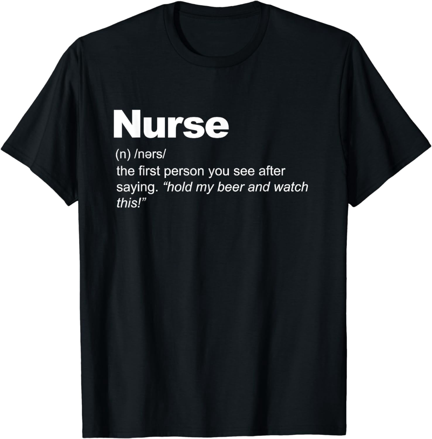 Nurse Definition funny Nurse Definition T-Shirt - Walmart.com