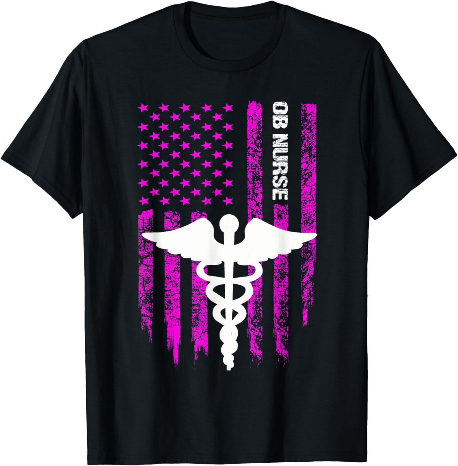 Nurse Flag Shirt for Obstetrics Nurse - OB Nurse tshirt - Walmart.com