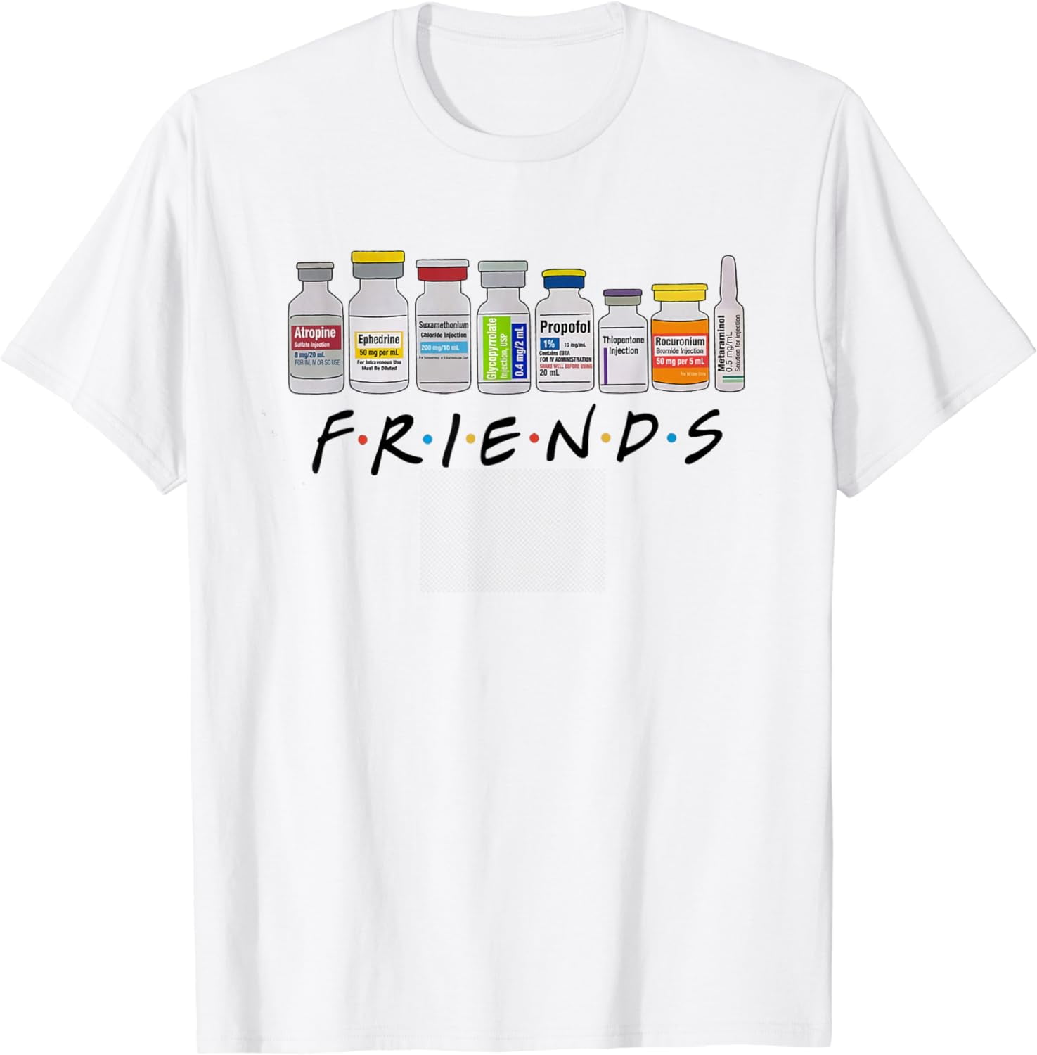 Nurse Friends ICU Propofol Crna ICU Critical Care Nurse T-Shirt ...