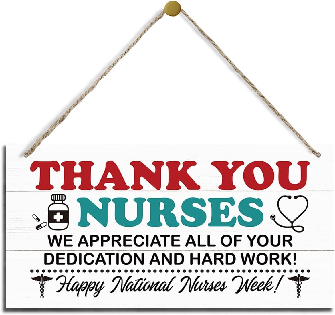 Nurse Gift, Nurse Office Decor Art Thank You Nurse Sign Gift, Nurse ...