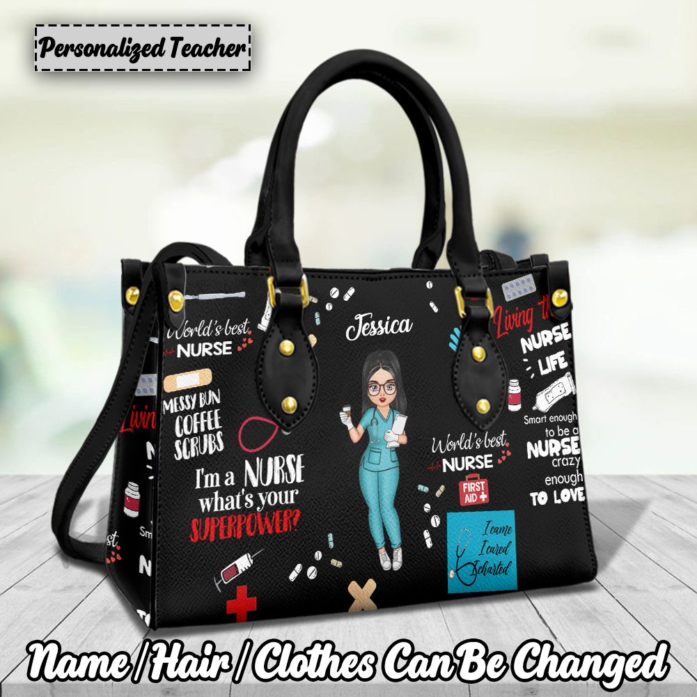 Nurse Gifts Personalized Hairstyle Clothing Tote Bags for Women Ladies ...