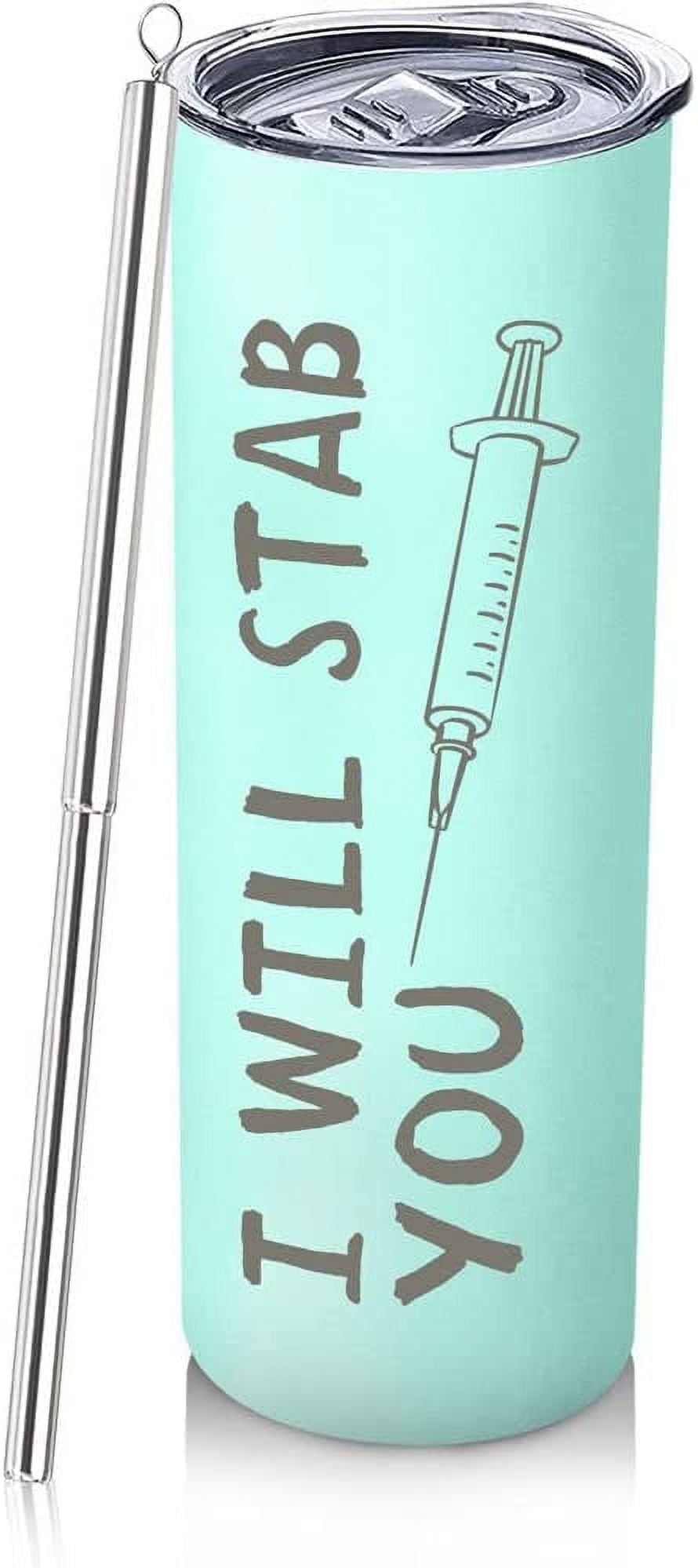 Nurse Gifts For Women Nurse Practitioner Gifts 20oz Green I Will Stab ...