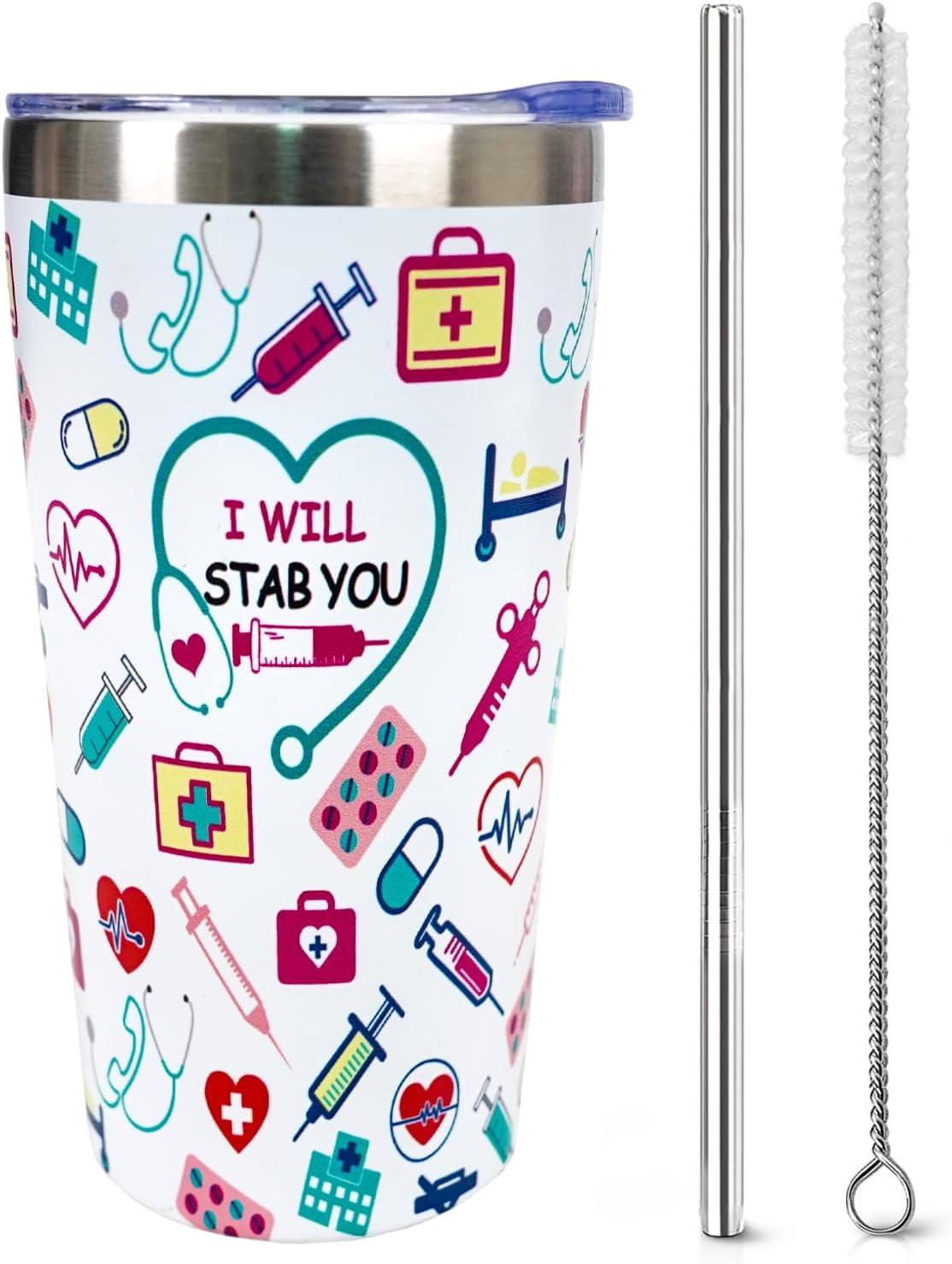Nurse Gifts for Women Nurse Tumbler Nurse Coffee Mug Cup with Lid and ...