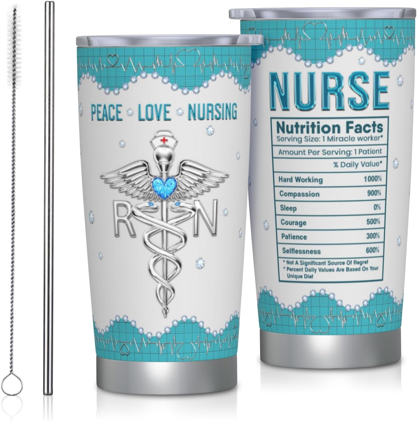 Nurse Gifts for Women, Nurse Week Gifts, Gifts for Nurses Steel Tumbler ...