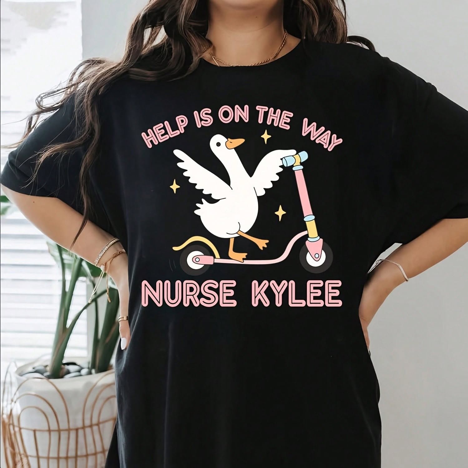 Nurse Goose S1Hirt, Pernalized Silly Goose School Nurse T-S1Hirt ...