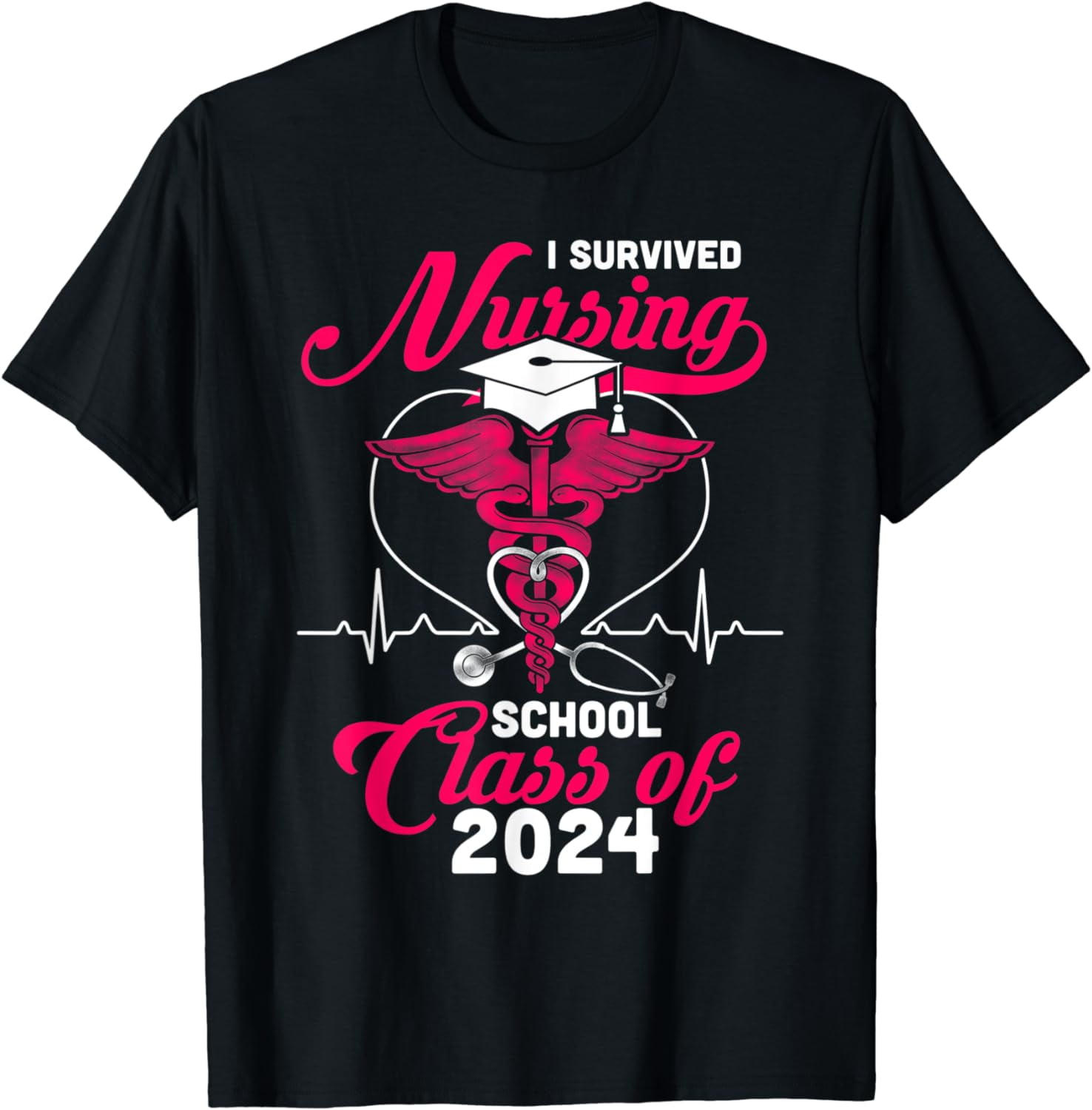 Nurse Grad Class Of 2024 Nursing Graduate Student RN LPN T-Shirt ...