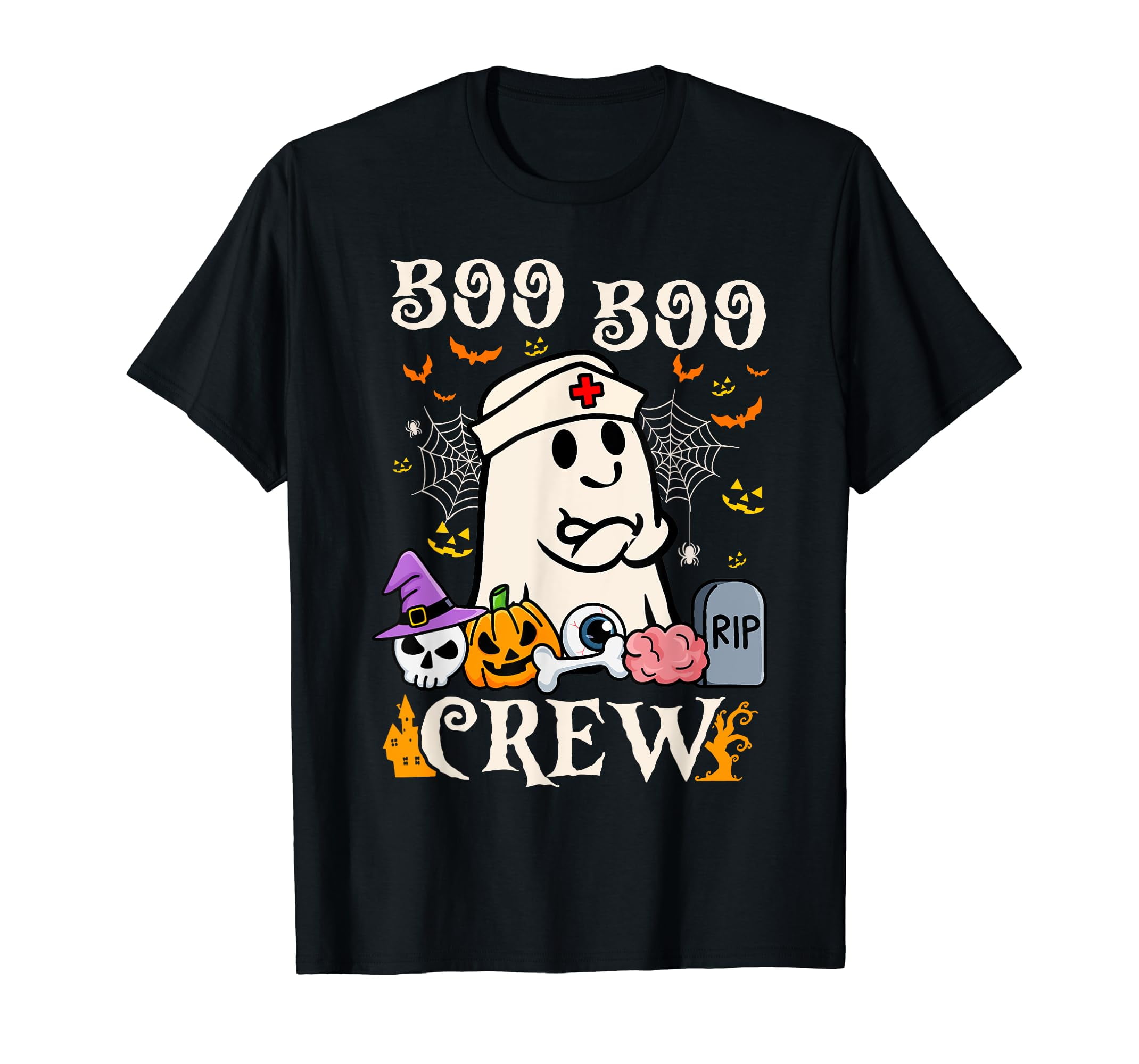 Nurse Halloween Shirts Boo Boo Crew For Nurse Men T-Shirt - Walmart.com