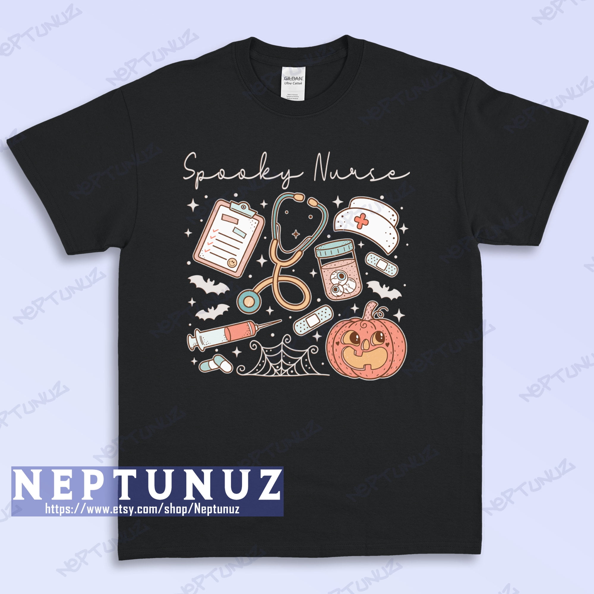 Nurse Halloween T-Shirt, SPOOKY NURSE, Hocus Pocus, Ghoul Shirt,Horror ...