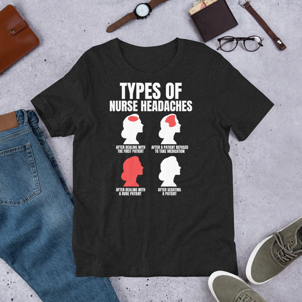 Nurse Headache Types Humor Medical Staff Funny Daily Work Routine ...